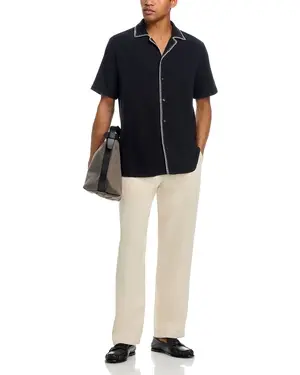 Hugo Ellino Straight Fit Contrast Piping Shirt