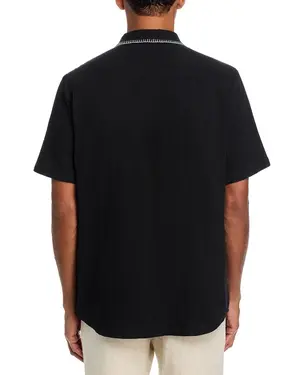 Hugo Ellino Straight Fit Contrast Piping Shirt