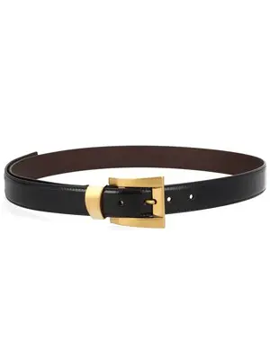 Versace Leather Belt - Black