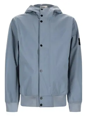 Stone Island Hooded Parka - Blue