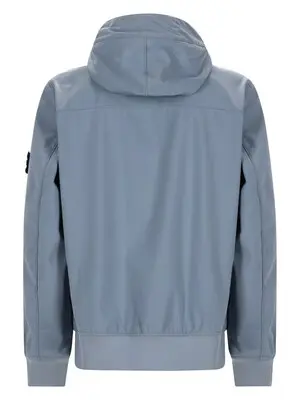 Stone Island Hooded Parka - Blue
