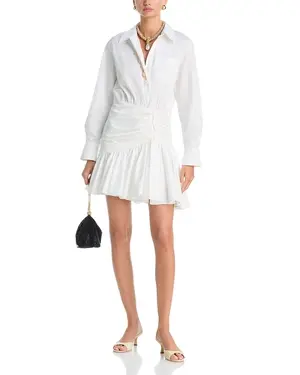 SELF-PORTRAIT Gathered Mini Dress
