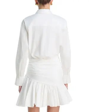 SELF-PORTRAIT Gathered Mini Dress
