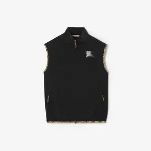 Burberry Check Trim Nylon Gilet