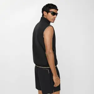 Burberry Check Trim Nylon Gilet