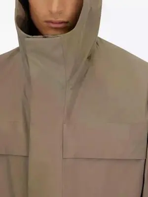 Herno Relaxed-fit Hooded Jacket - Brown