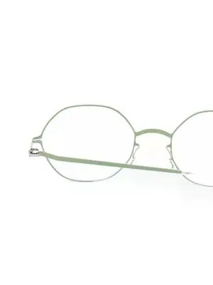 Mykita Eilish Geometric-frame Glasses - Green