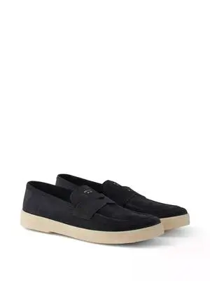 Prada Suede Loafers - Blue