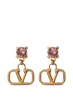 Valentino Garavani Vlogo Signature Drop Earrings - Gold
