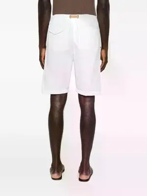 WHITE SAND Elasticated-waistband Shorts - White