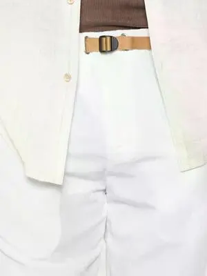 WHITE SAND Elasticated-waistband Shorts - White