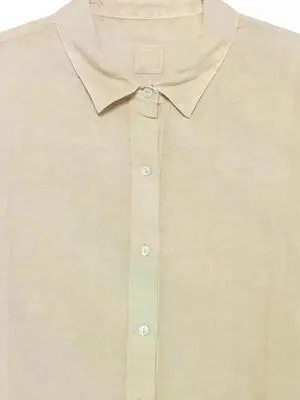 120% Lino Batwing-sleeve Linen Shirt