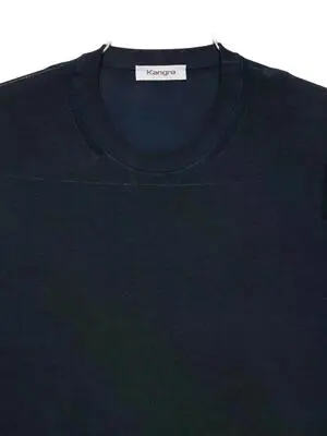 KANGRA Crew-neck Short-sleeve T-shirt - Blue