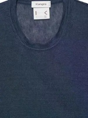 KANGRA Short-sleeve Linen T-shirt - Blue