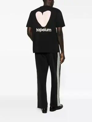 HOPEIUM Heart-print Logo-print T-shirt