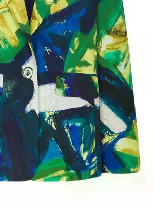 SIMONMILLER Lennox Abstract Floral Print Blazer