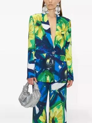 SIMONMILLER Lennox Abstract Floral Print Blazer