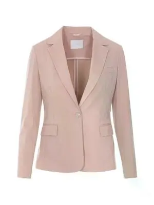 CIRCOLO 1901 Single-breasted Peak-lapel Blazer - Pink