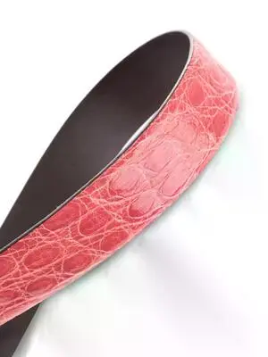 ANDREA D'AMICO Crocodile-effect Belt