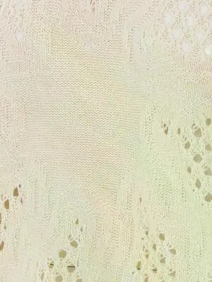 Zadig&Voltaire Embroidered Open-knit T-shirt - Neutrals