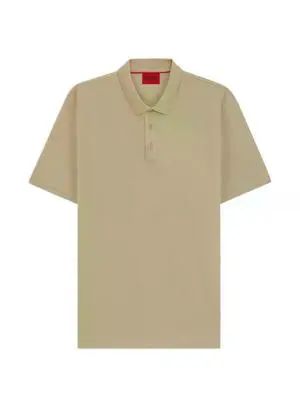 Hugo Cotton Polo Shirt Neutrals