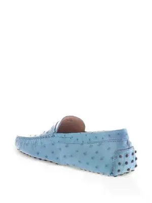 TOD'S Leather Loafers - Blue