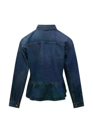 Ulla Johnson Arquette Peplum Denim Jacket