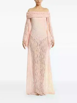 MIAU BY CLARA ROTESCU Bilal Gown Dress - Pink