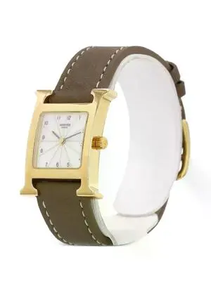 Hermès 2000s Heure H 30mm Watch - White