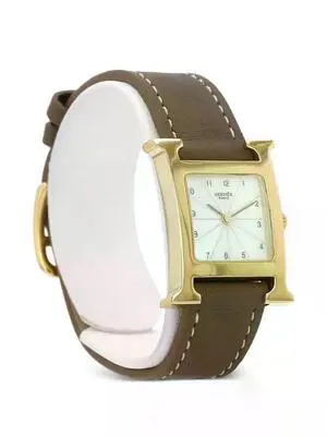 Hermès 2000s Heure H 30mm Watch - White