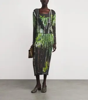 Issey Miyake Urban Jungle Pleats Cardigan