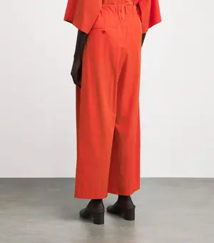 Issey Miyake Looped Wrap Trousers - Red