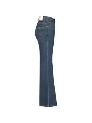 E.L.V. DENIM Odette Flared Jeans - Blue
