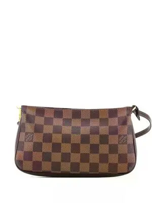 LOUIS VUITTON Navona Pochette Accessoires Damier Clutch - Brown