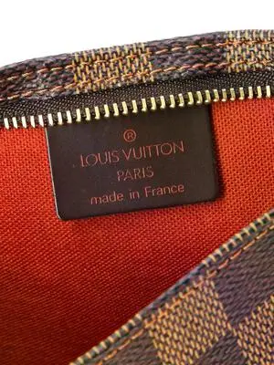 LOUIS VUITTON Navona Pochette Accessoires Damier Clutch - Brown