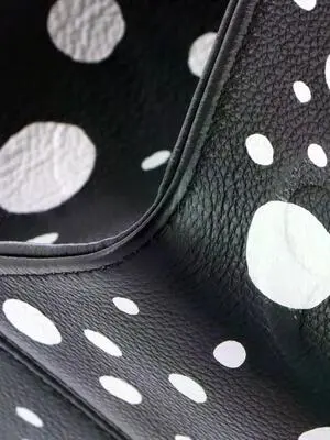 LOUIS VUITTON Onthego Yayoi Kusama Infinity Dots Monogram Empreinte Giant Mm Tote Bag - Black