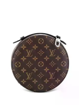 LOUIS VUITTON Audio Case Macassar Monogram Canvas Satchel