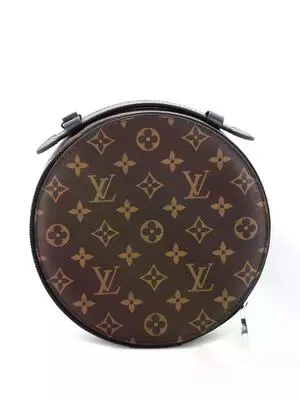 LOUIS VUITTON Audio Case Macassar Monogram Canvas Satchel