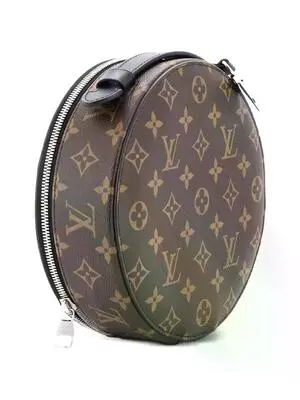LOUIS VUITTON Audio Case Macassar Monogram Canvas Satchel