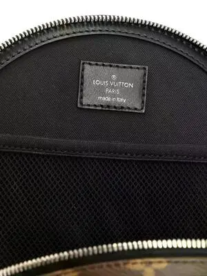 LOUIS VUITTON Audio Case Macassar Monogram Canvas Satchel