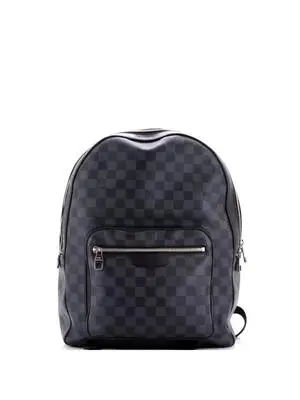 LOUIS VUITTON Damier Graphite Josh Backpack - Black