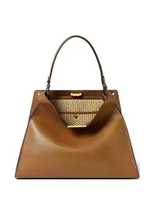 Fendi Medium Leather Tote Bag