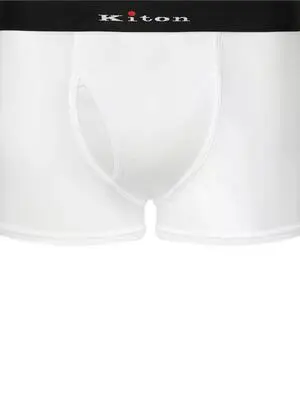 Kiton Logo-waistband Boxer Briefs