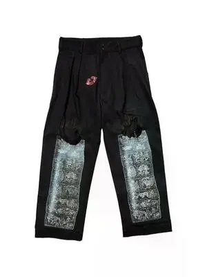 CAROLINA SARRIA Graphic-print Trousers