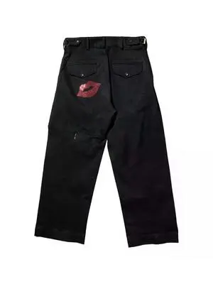 CAROLINA SARRIA Graphic-print Trousers