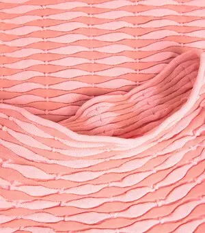 Issey Miyake Colourful Mushroom Knit Top - Pink