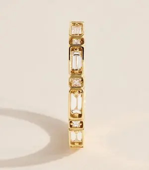 SUZANNE KALAN Yellow Diamond Eternity Ring - Gold