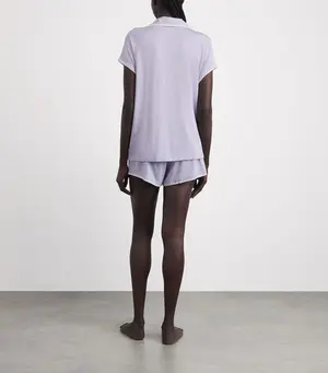 Eberjey Frida Short Pyjama Set - Purple