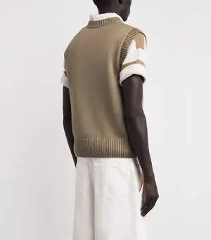 Ami Wool-cotton De Coeur Sweater Vest