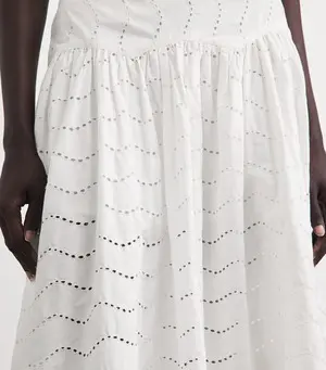 Polo Ralph Lauren Cotton Eyelet Maxi Skirt